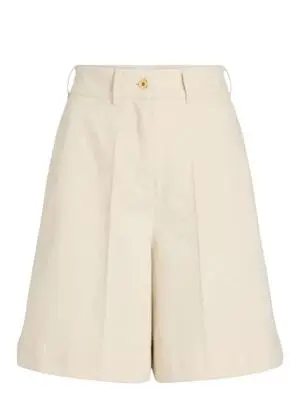 PATOU Patou Tailored Shorts With Logo Embroidery