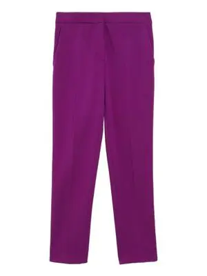 Max Mara Jersey Dress Pants - Purple