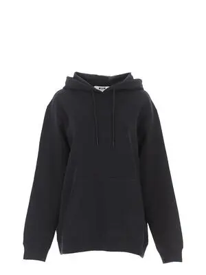 MSGM Logo Hooded Sweater - Black