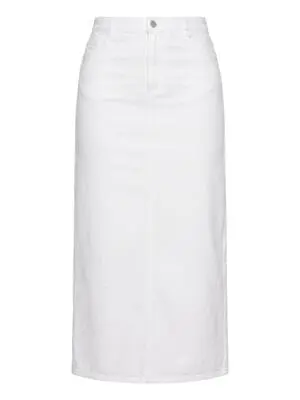 Tove Five-pocket Denim Skirt - White