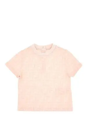 Fendi Ff-print T-shirt - Peach Pink