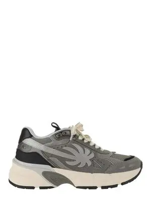 Palm Angels Palm Tree Patch Sneakers - Gray