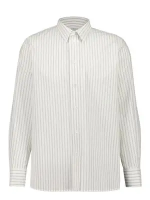 Saint Laurent Cassandre Button-up Striped Shirt - No