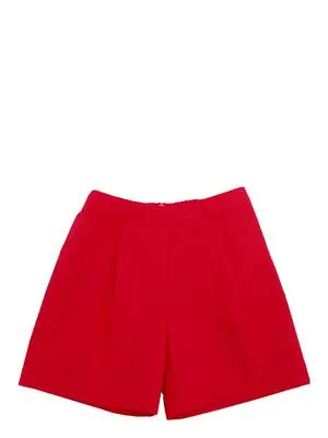 IL GUFO Bermuda Shorts With Pleated Detail - Red