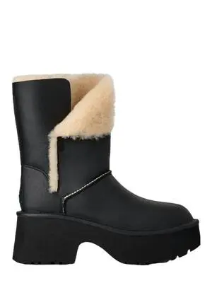 UGG UGG Esmee Boots With Block Heel And Foldable Shaft Black