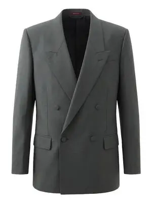 Gucci Double-breasted Tailored Jacket - Grey