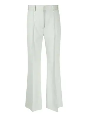 LANVIN High Waisted Flared Trousers - White