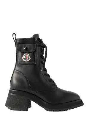 Moncler Gigi Lace-up Ankle Boots - Black