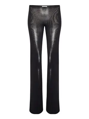 JEAN PAUL GAULTIER Elastic Waist Pants - Black/silver