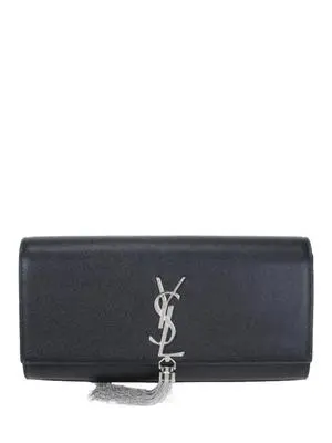 SAINT LAURENT Saint Laurent Logo Button Clutch