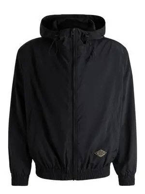 Hugo Boss Logo Hooded Jacket - Black