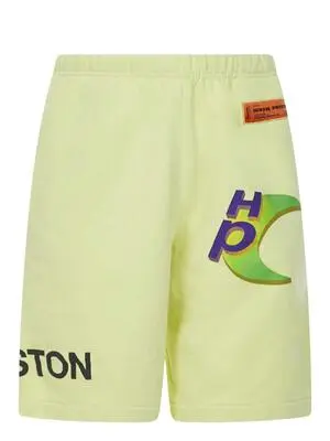 Heron Preston Logo Printed Thigh-length Track Shorts - Green