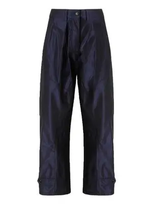 Pinko Shiny Taffeta Trousers - Blue