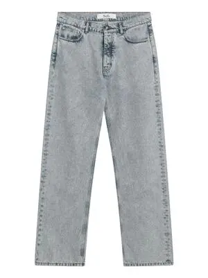 Séfr Light Blue Distressed Denim Jeans - Gray