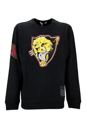 Givenchy Tiger Head Knitted Pullover - Black