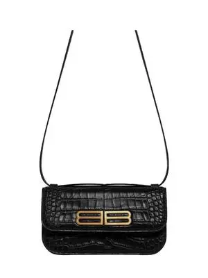 Balenciaga Small Gossip Satchel Bag - Black