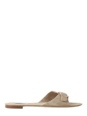 GABRIELA HEARST Gabriela Hearst Open-Toe Flat Sandals With Buckle Embellishment