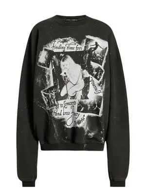 Dolce & Gabbana Long Sleeve Sweatshirt - Black