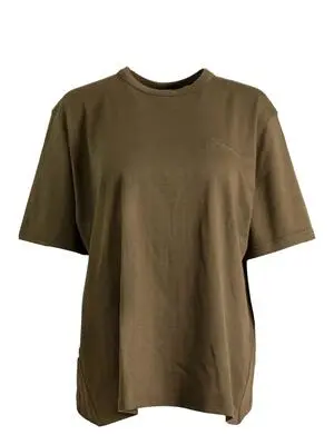 Jacquemus Jacquemus Embroidered Logo Crewneck T-Shirt Brown