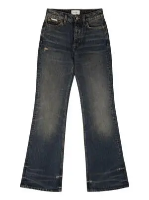 Eytys High-waisted Flared Jeans - Black