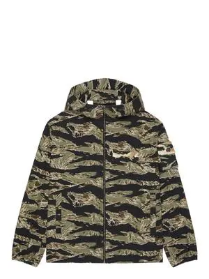 Givenchy Long-sleeved Camouflage Print Zip-up Windbreaker Jacket - Black
