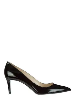 Prada Pointed High Heel Pumps - Black
