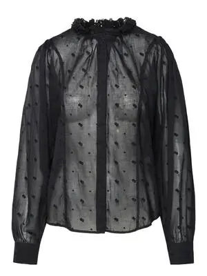Isabel Marant Étoile Terzali Embroidered Blouse - Black