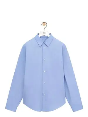 Loewe Shirt In Cotton - Light Blue