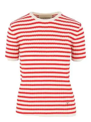 VALENTINO Valentino Striped Crewneck Jumper
