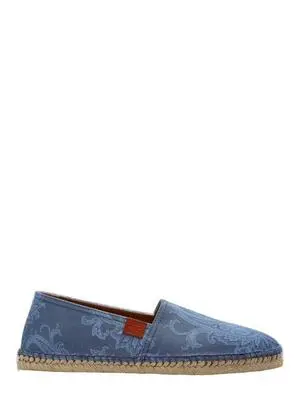 Etro Paisley Printed Espadrilles - Blue