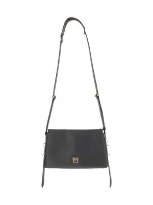 Pinko Love Birds Mini Crossbody Bag - Black