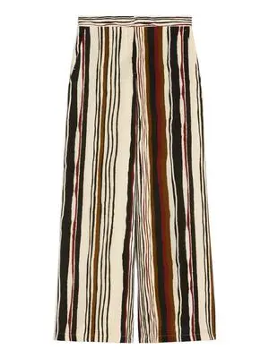 Max Mara Max Mara Studio Pagano Striped Wide Leg Trousers No