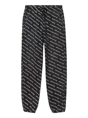 ALEXANDER WANG Alexander Wang Logo Print Tapered Jeans