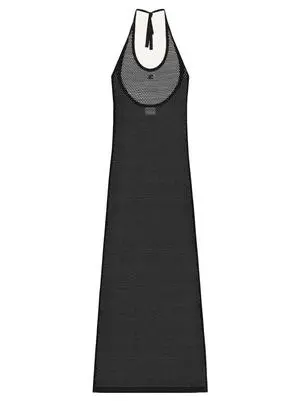 COURREGES Courreges Holistic Mesh Long Dress Black