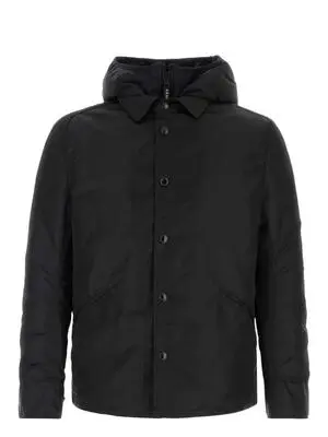 Junya Watanabe Long-sleeved Hooded Jacket - Black