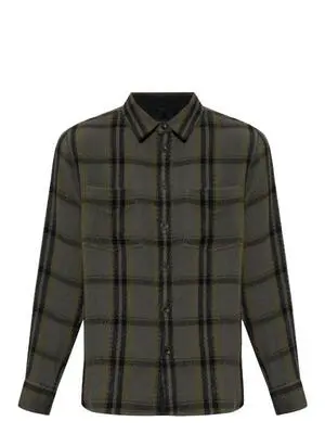 RAG  BONE Rag Bone Check Pattern Shirt - Black