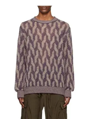 Dries Van Noten Patterned Long-sleeve Sweater - Multicolor