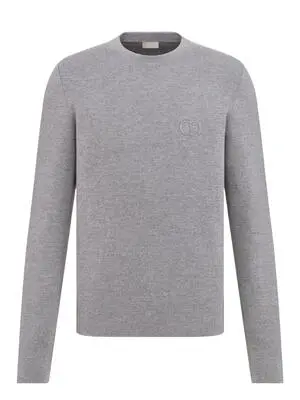 Dior Cd Icon Crewneck Sweater - Grey