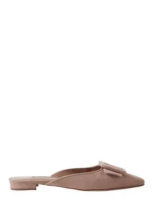 MANOLO BLAHNIK Manolo Blahnik Maysale Buckle Pointed Mule