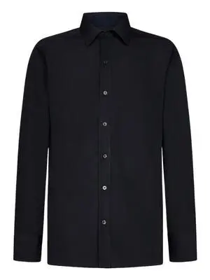 TOM FORD Long-sleeved Buttoned Shirt - Black