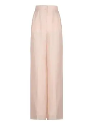 MAX MARA Max Mara Silk Wide Leg Trousers