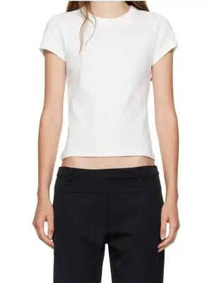 ST. AGNI ST. AGNI Ribbed Knit T-Shirt