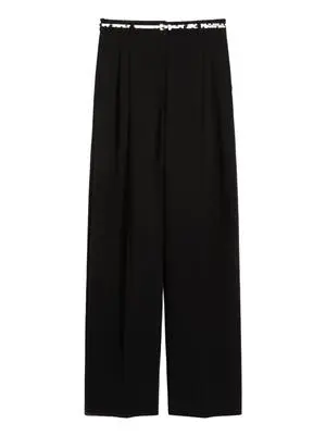 Max Mara Corvino Flowing Cady Trousers - Black