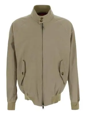 BARACUTA G9 Harrington Zip-up Bomber Jacket - Gray