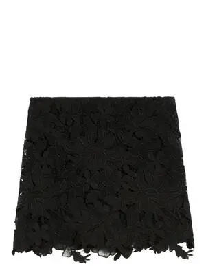 Sportmax Macramé Skirt - Black
