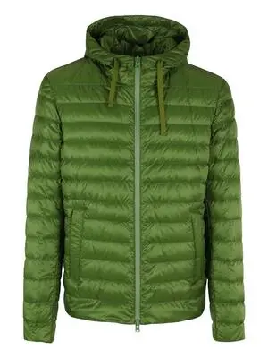 Herno Herno Hooded Quilted Down Jacket Green