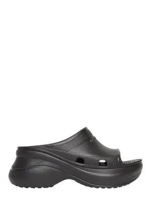 Balenciaga Pool Crocs Sandals - Black