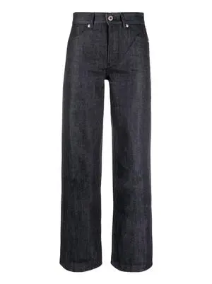JIL SANDER Jil Sander Logo Patch Straight-Leg Jeans