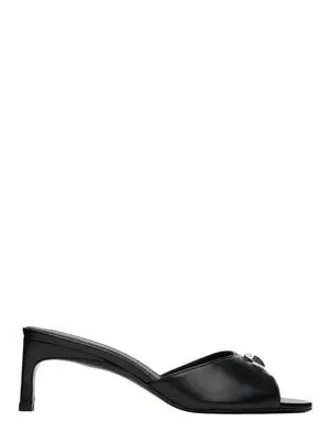 Coperni Low Logo High-heeled Sandals - Black
