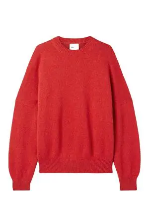 Khaite Long-sleeved Knitted Shirt - Red